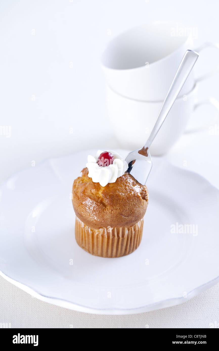 Close-up Of Bakery Items With A Cup Stock Photo - Alamy