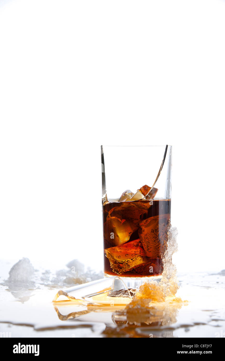 Drink In A Glass Stock Photo - Alamy