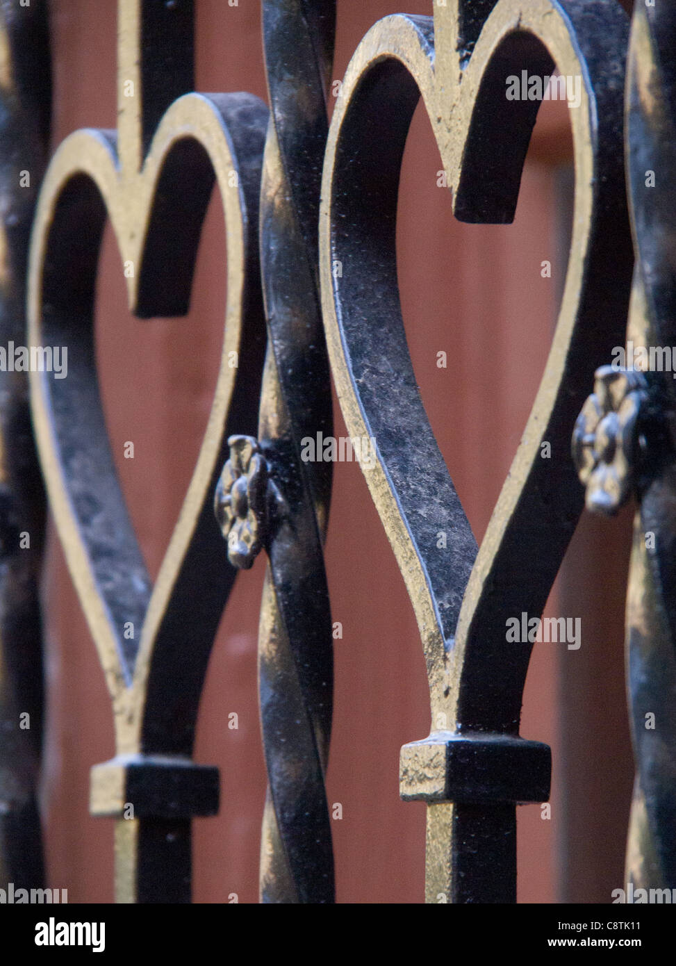 Heart Wrought Iron Fence High Resolution Stock Photography and Images ...