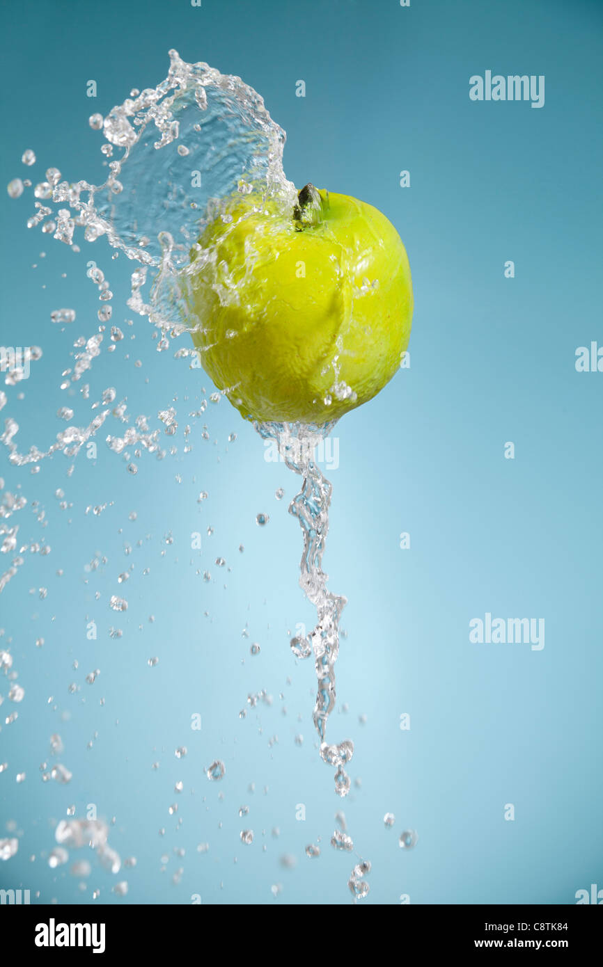 Fruit Splashing In Water Stock Photo - Alamy
