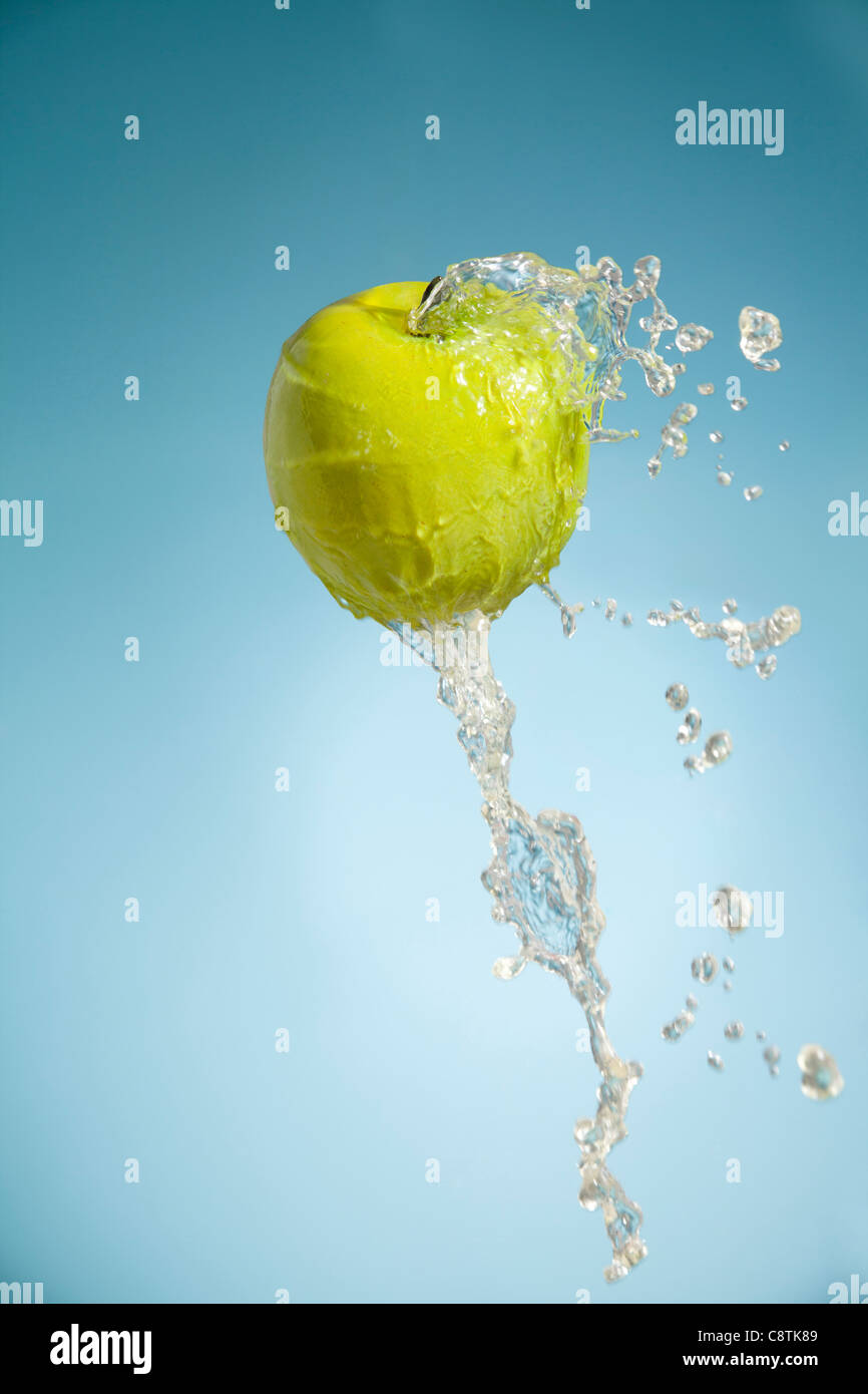 Fruit Splashing In Water Stock Photo - Alamy