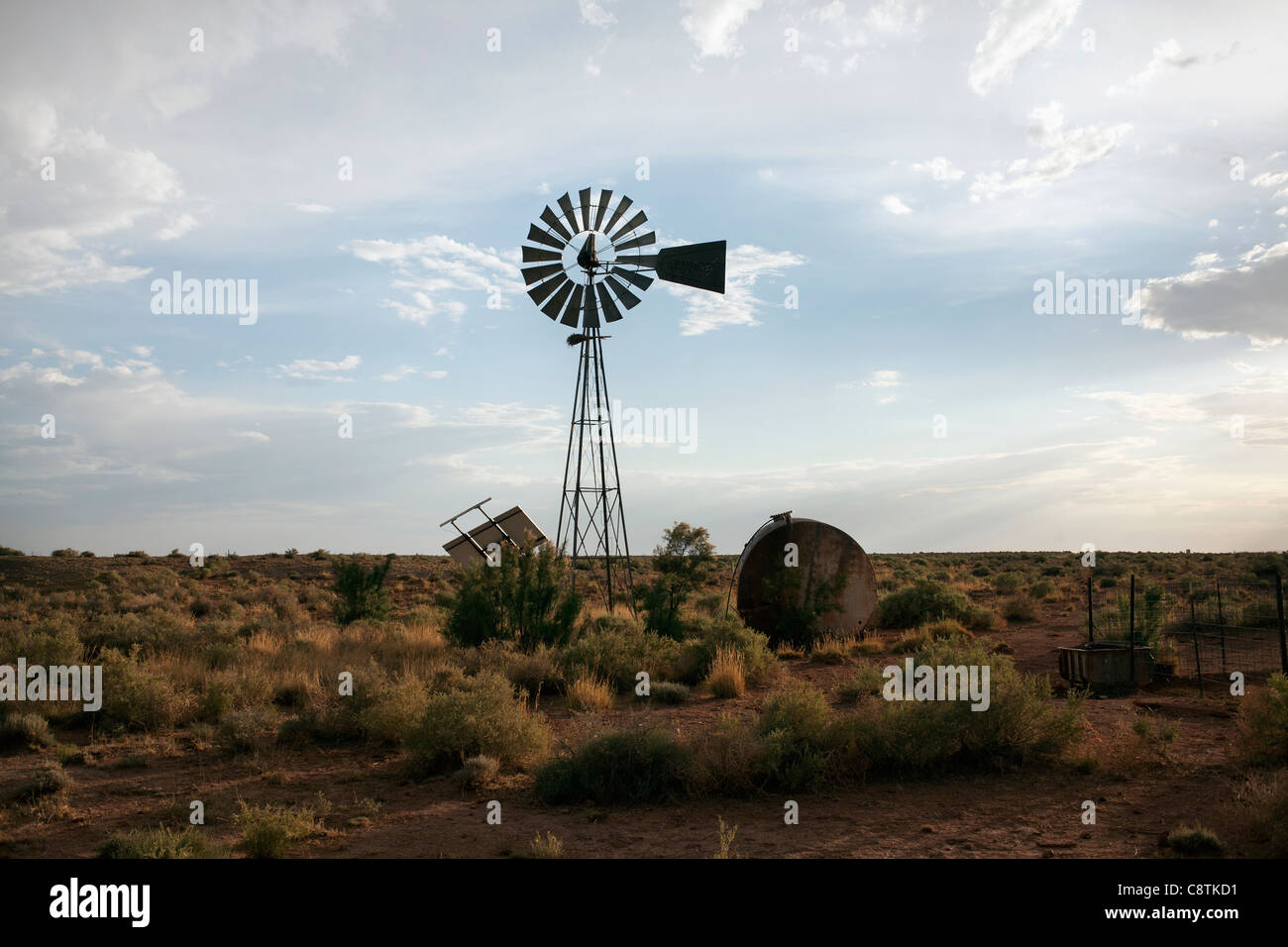 Old farm windmill hi-res stock photography and images - Alamy