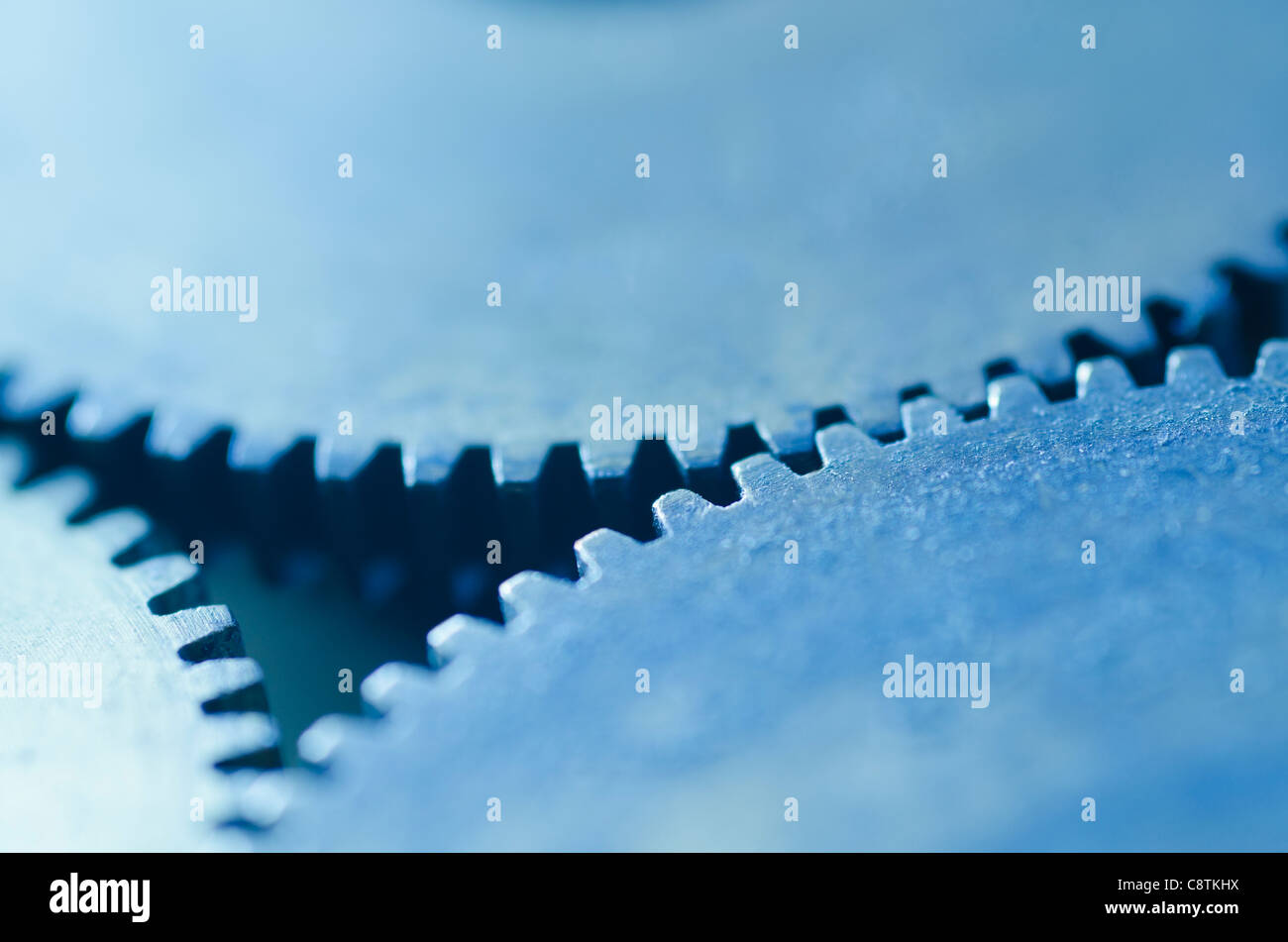 Mechanism three cog wheels hi-res stock photography and images - Alamy