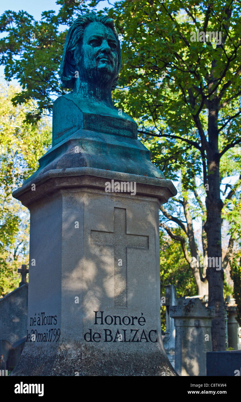 Tomb honore de balzac hi-res stock photography and images - Alamy