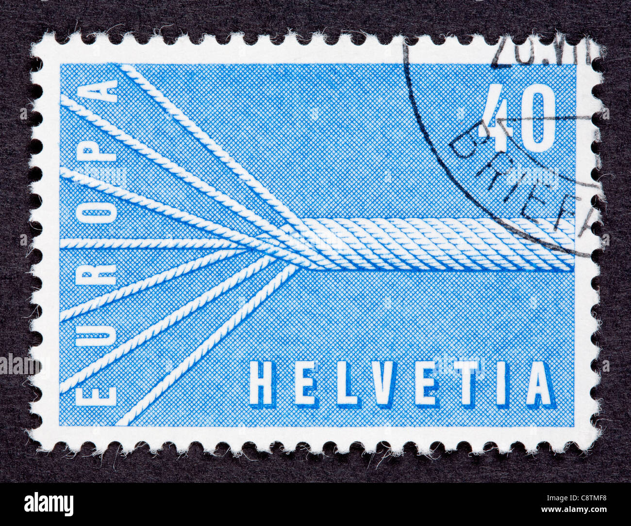 Postage stamp stamps switzerland hi-res stock photography and images ...