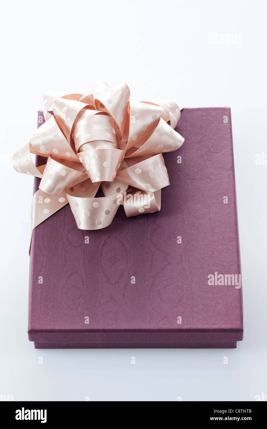 Wrapped Gift Box Stock Photo - Alamy