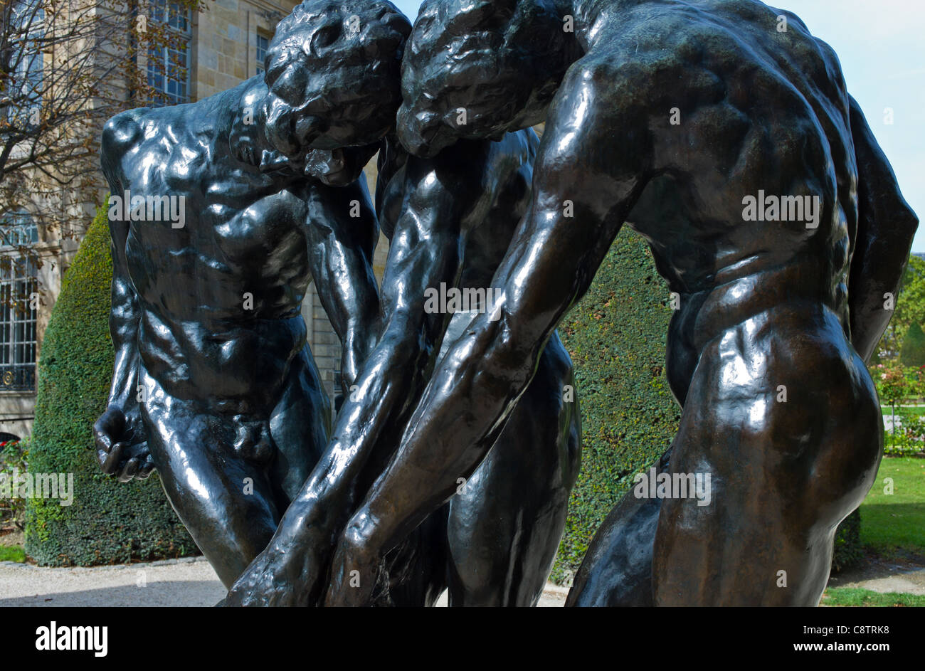 Paris, sculptures of August Rodin in the Rodin Museum Stock Photo - Alamy