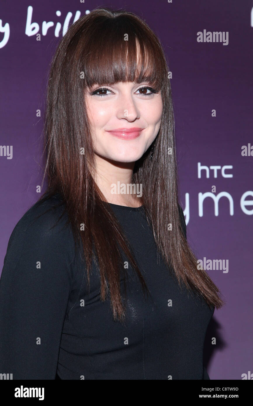Leighton Meester in attendance for HTC Serves Up NYC Product Launch ...