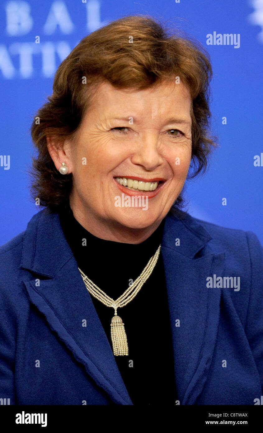Mary Robinson in attendance for 2011 Clinton Global Initiative ...