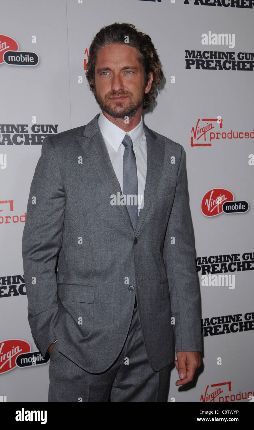 Gerard Butler at arrivals for MACHINE GUN PREACHER Benefit Screening ...