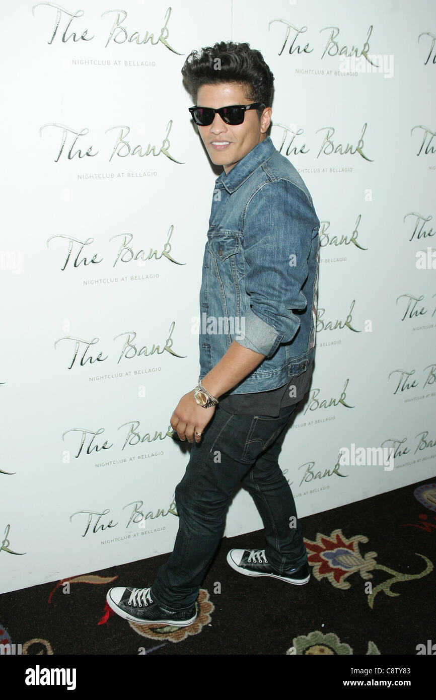 Bruno Mars on stage for Bruno Mars Concert at The Bank, The Bank ...