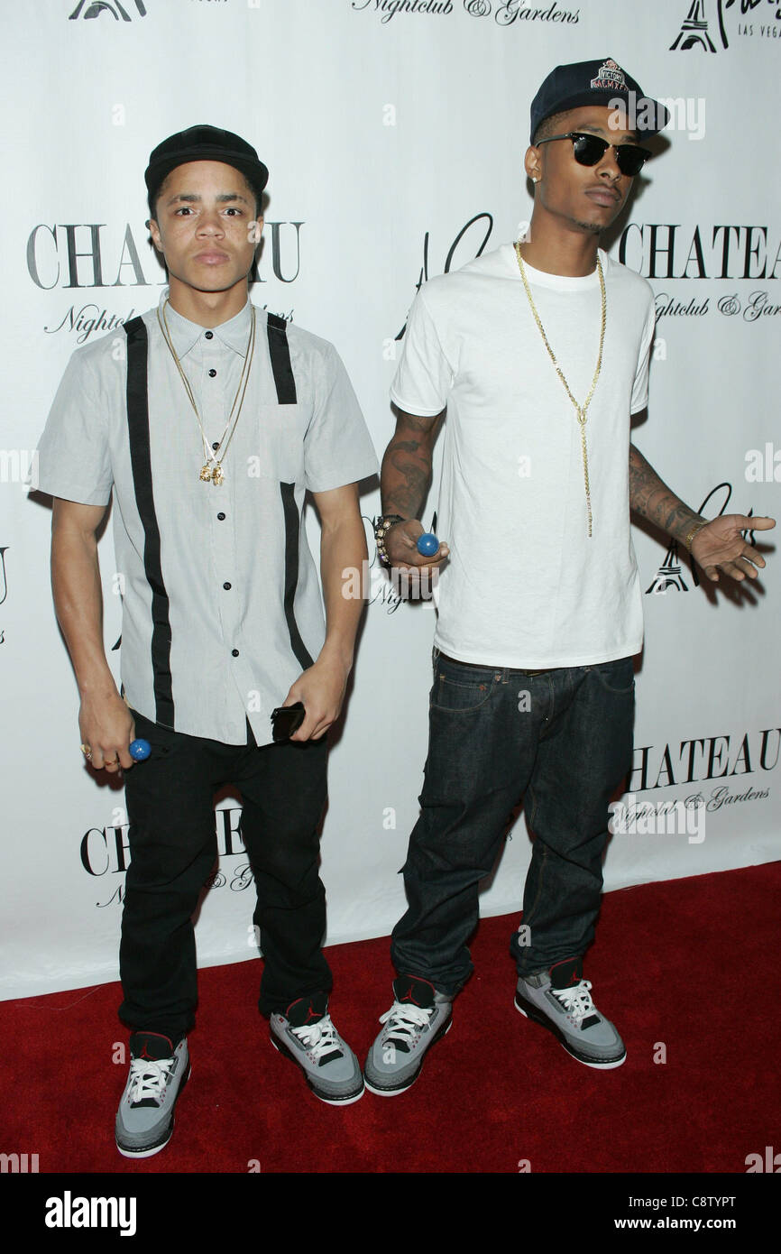 Ben J, Legacy of New Boyz in attendance for Celebrities at Chateau ...