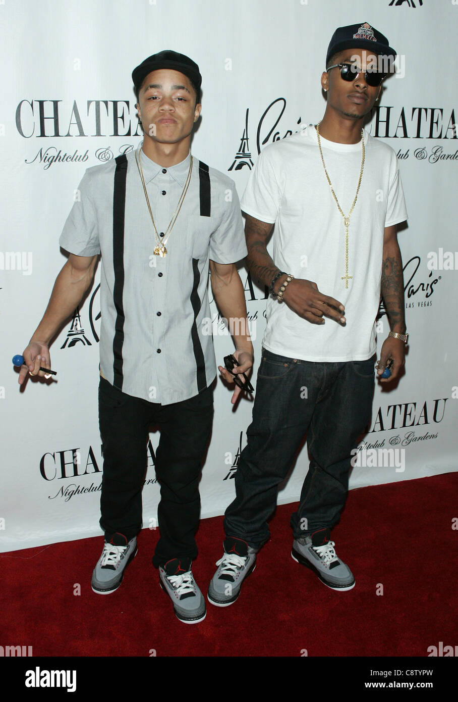 Ben J, Legacy of New Boyz in attendance for Celebrities at Chateau ...