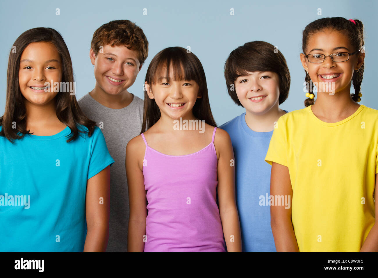Studio portrait of children Stock Photo - Alamy