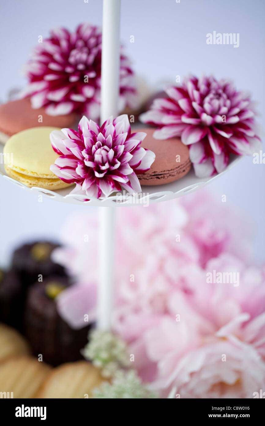 Flowers With Food Stock Photo - Alamy