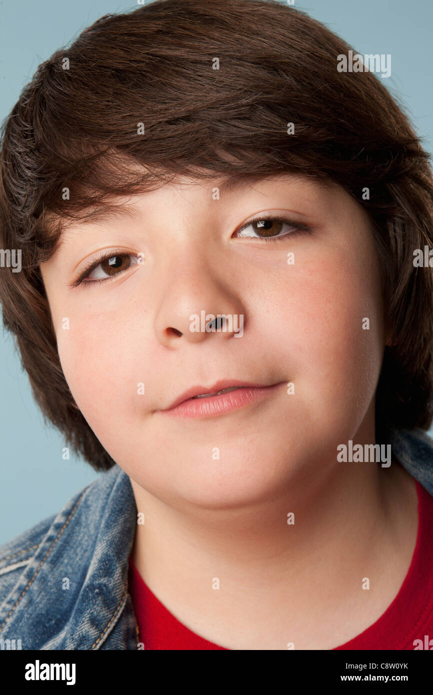Studio portrait of boy Stock Photo - Alamy