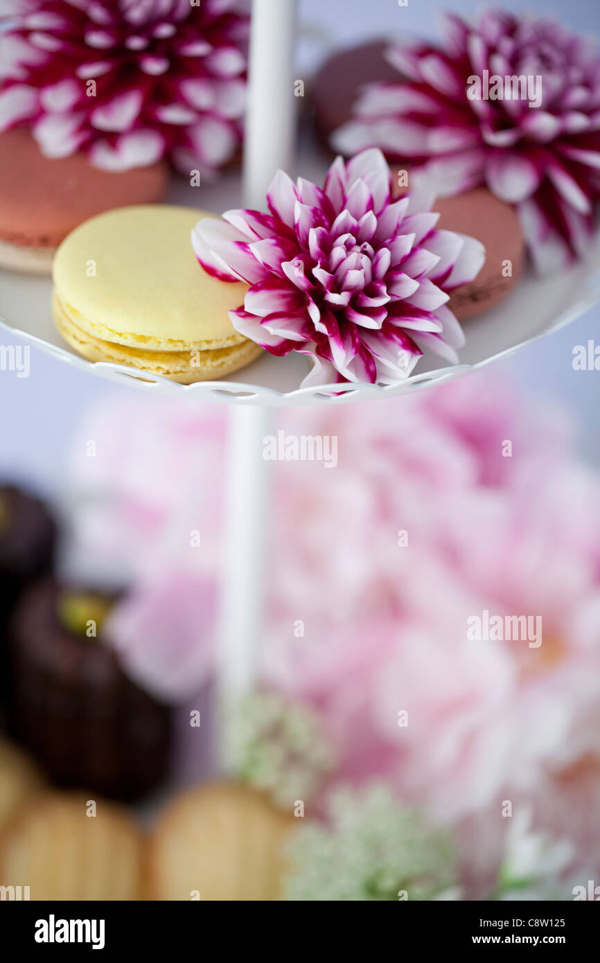 Flowers With Food Stock Photo - Alamy