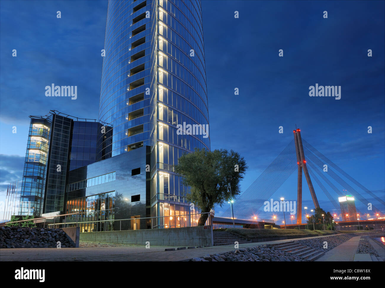 Riga bank building hi-res stock photography and images - Alamy