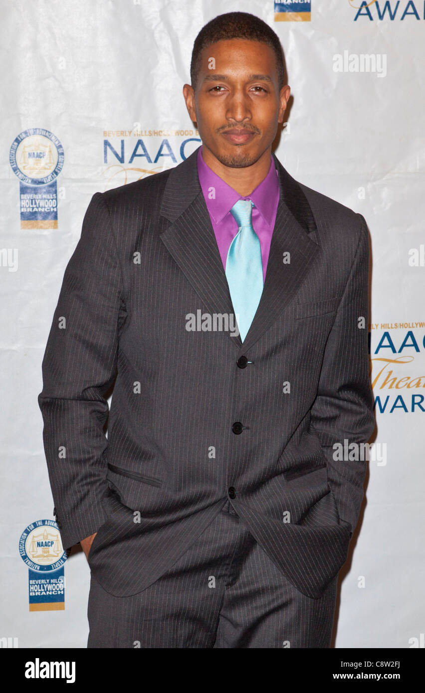 Justin Austin at arrivals for 21st Annual NAACP Theatre Awards ...