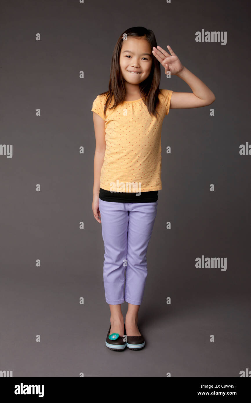 Saluting to the front hi-res stock photography and images - Alamy