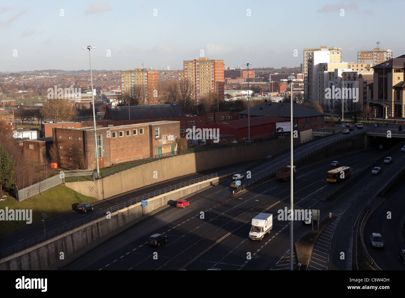 The city center area of Leeds, West Yorkshire Stock Photo - Alamy
