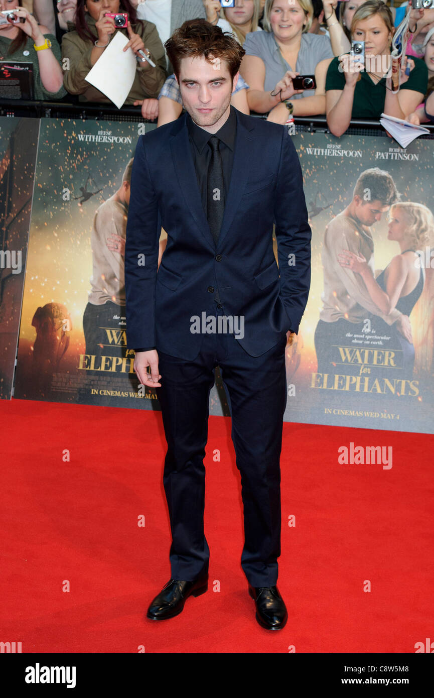 British actor Robert Pattinson arrives for the UK film premiere Water ...