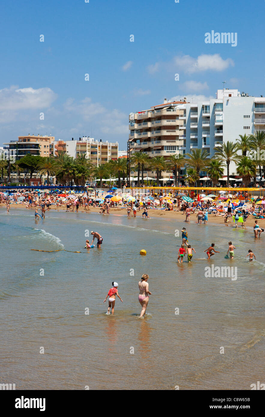 Beachfront beach spain hi-res stock photography and images - Alamy