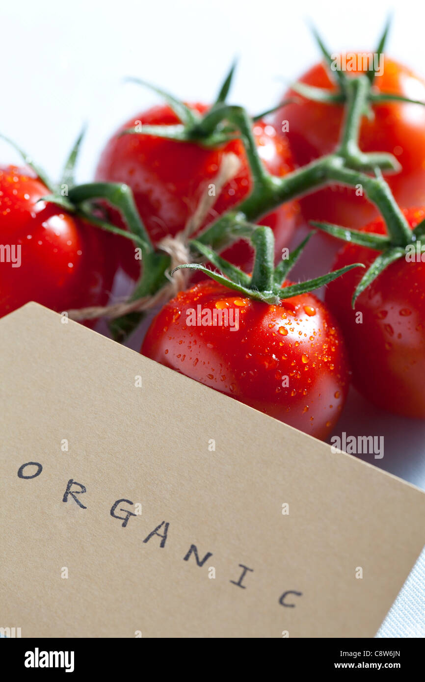 Close-up Of Organic Tomato Stock Photo - Alamy