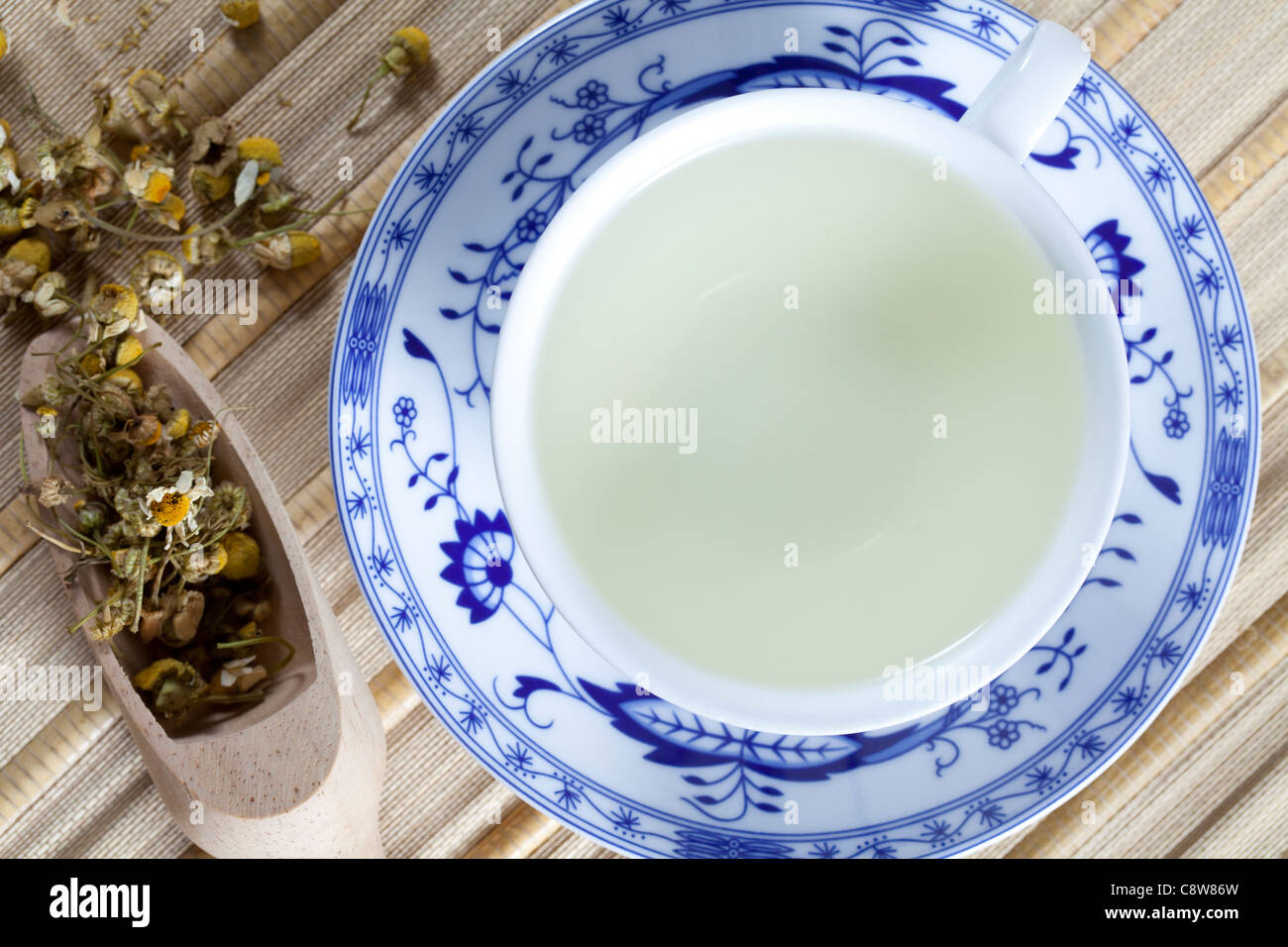 Organic Tea In A Cup Stock Photo - Alamy