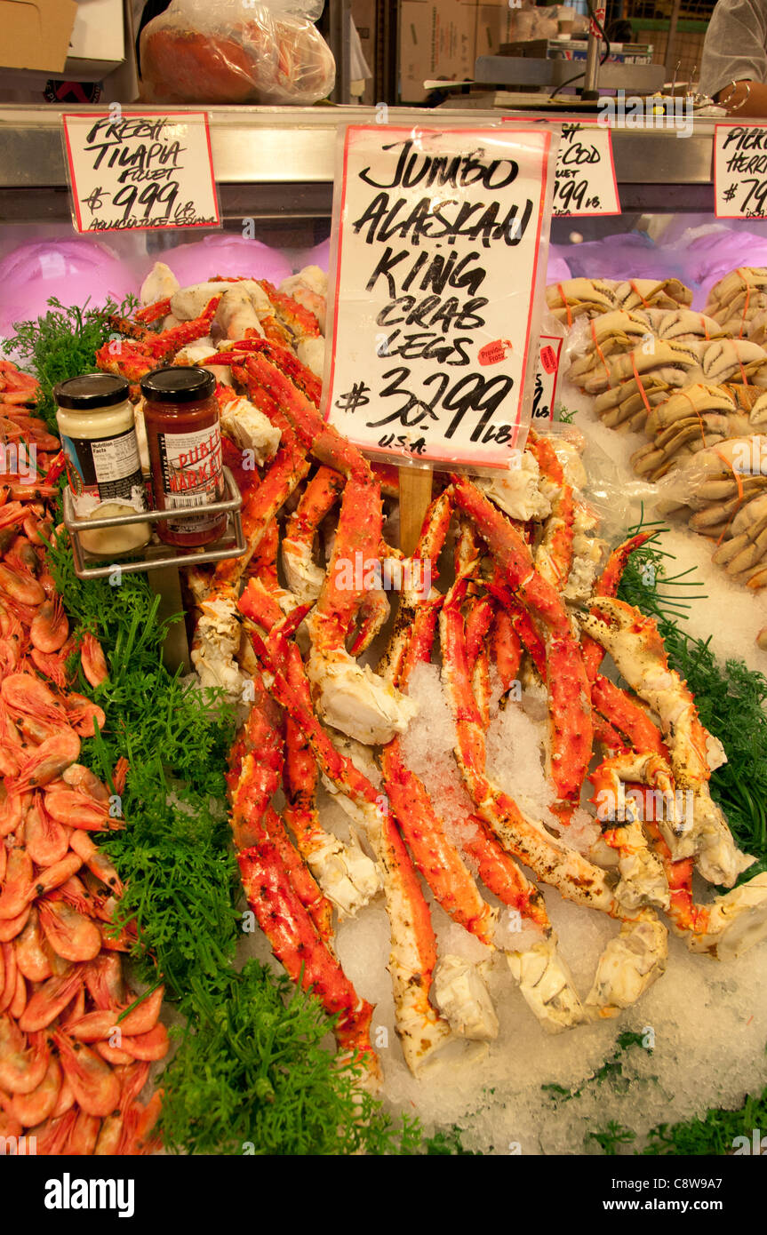 Seattle Pike Place Fish Monger Farmers Market Washington State United ...