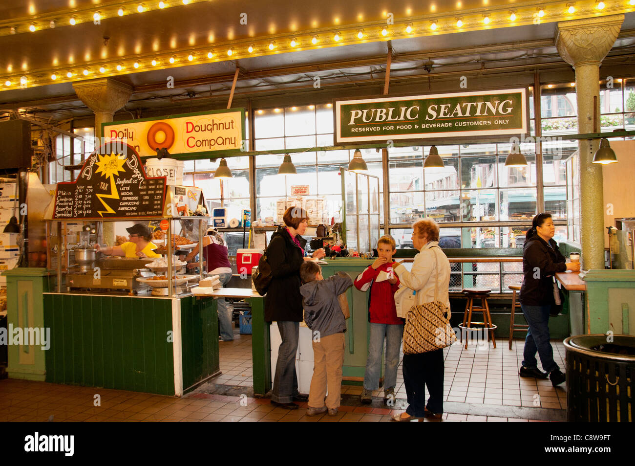 Seattle Farmers Market Town City Washington State United States of ...