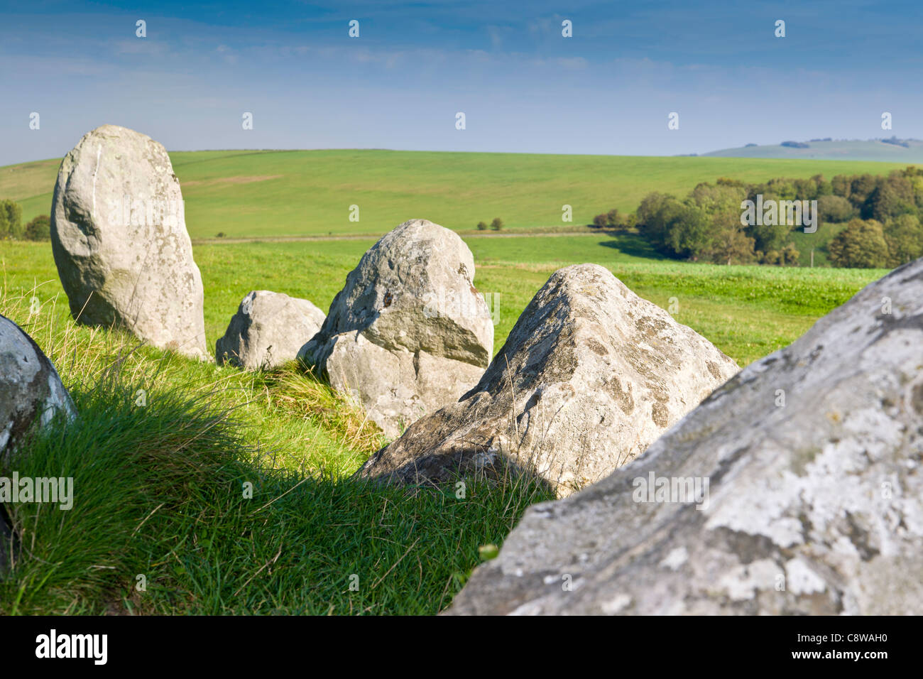 West Kennet Long Barrow Stock Photo - Alamy