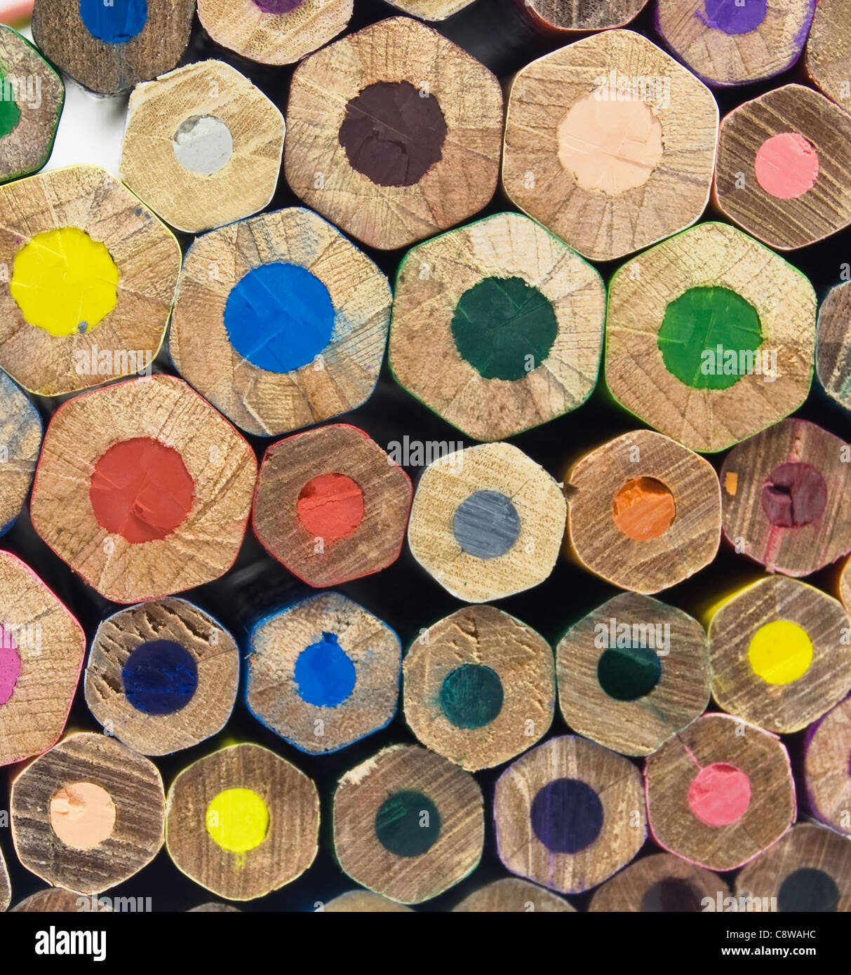 Colored pencils close up Stock Photo - Alamy