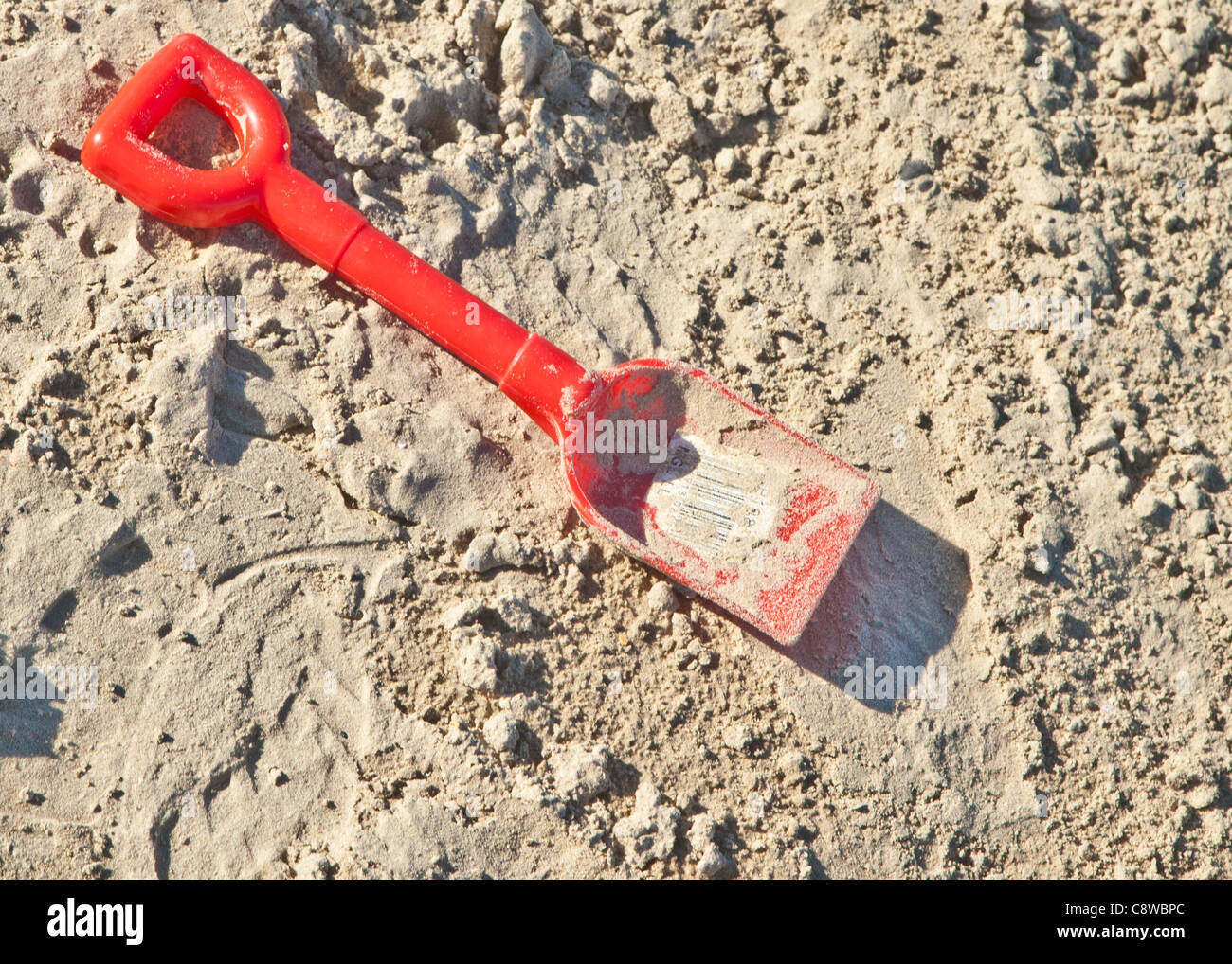 spade on Weymouth beach Stock Photo - Alamy