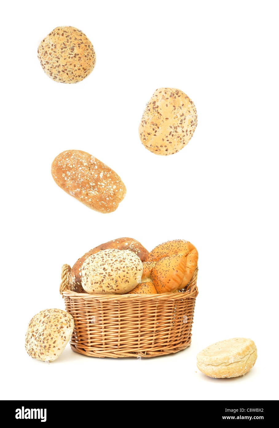 Loaves of french bread Cut Out Stock Images & Pictures - Alamy