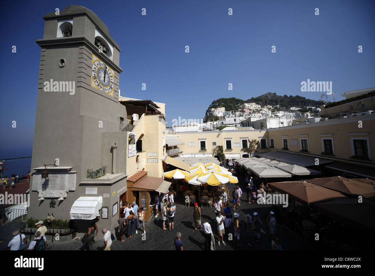 Capri piazzetta italy hi-res stock photography and images - Alamy