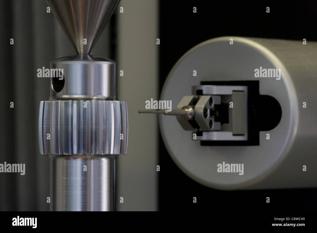 quality control: probe measuring parameters on CNC manufactured ...