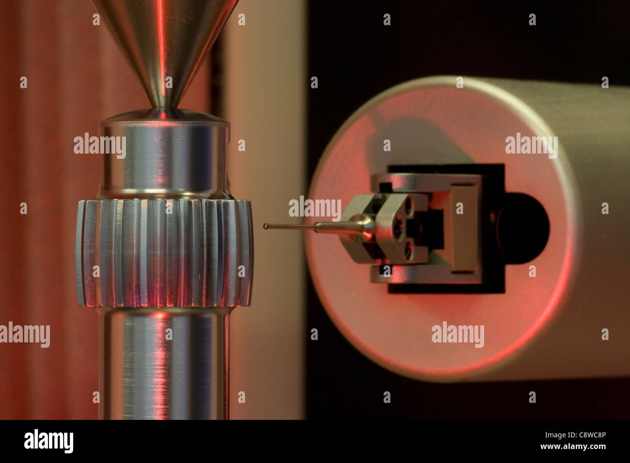 quality control: probe measuring parameters on CNC manufactured ...