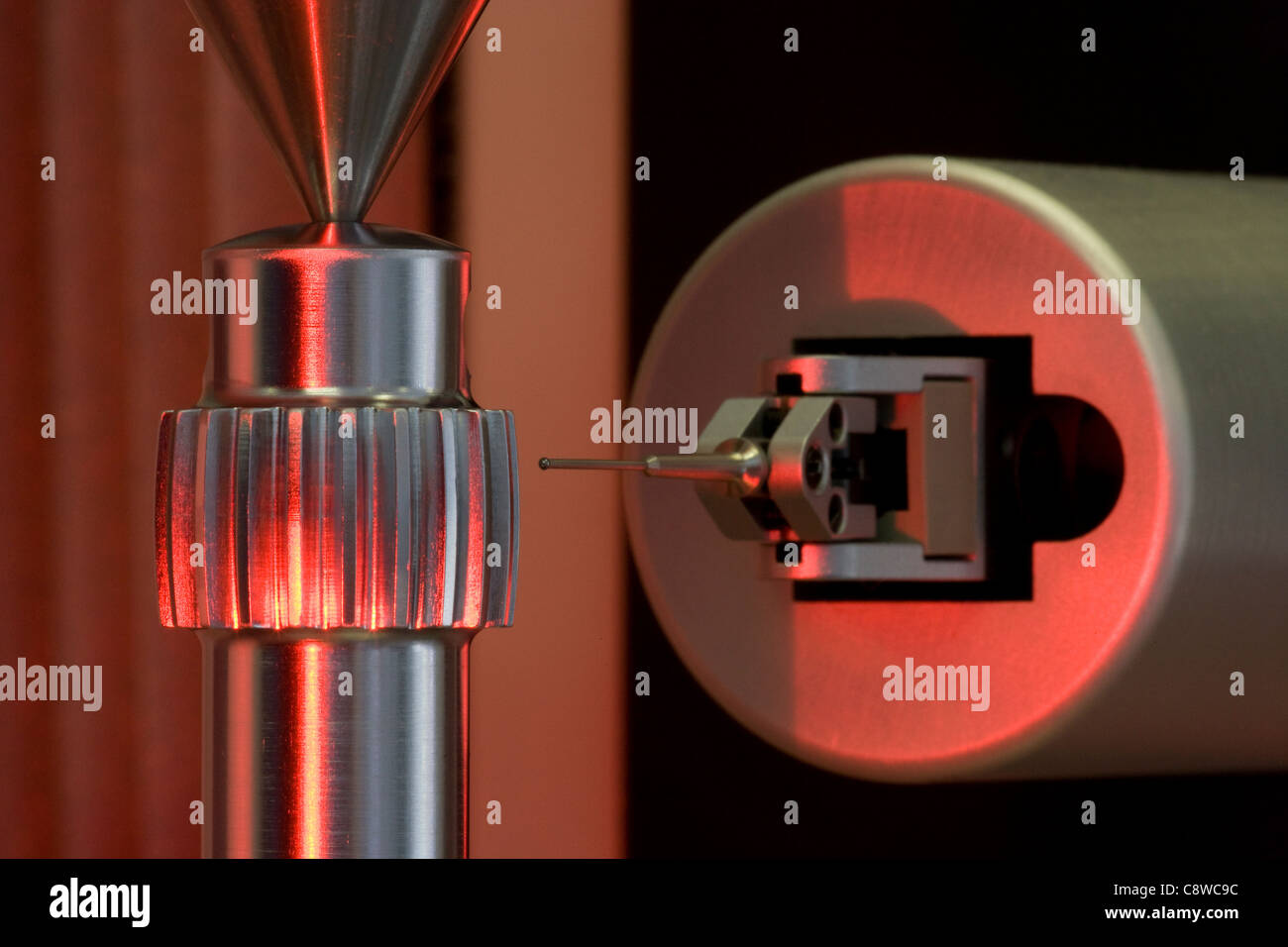 quality control: probe measuring parameters on CNC manufactured ...