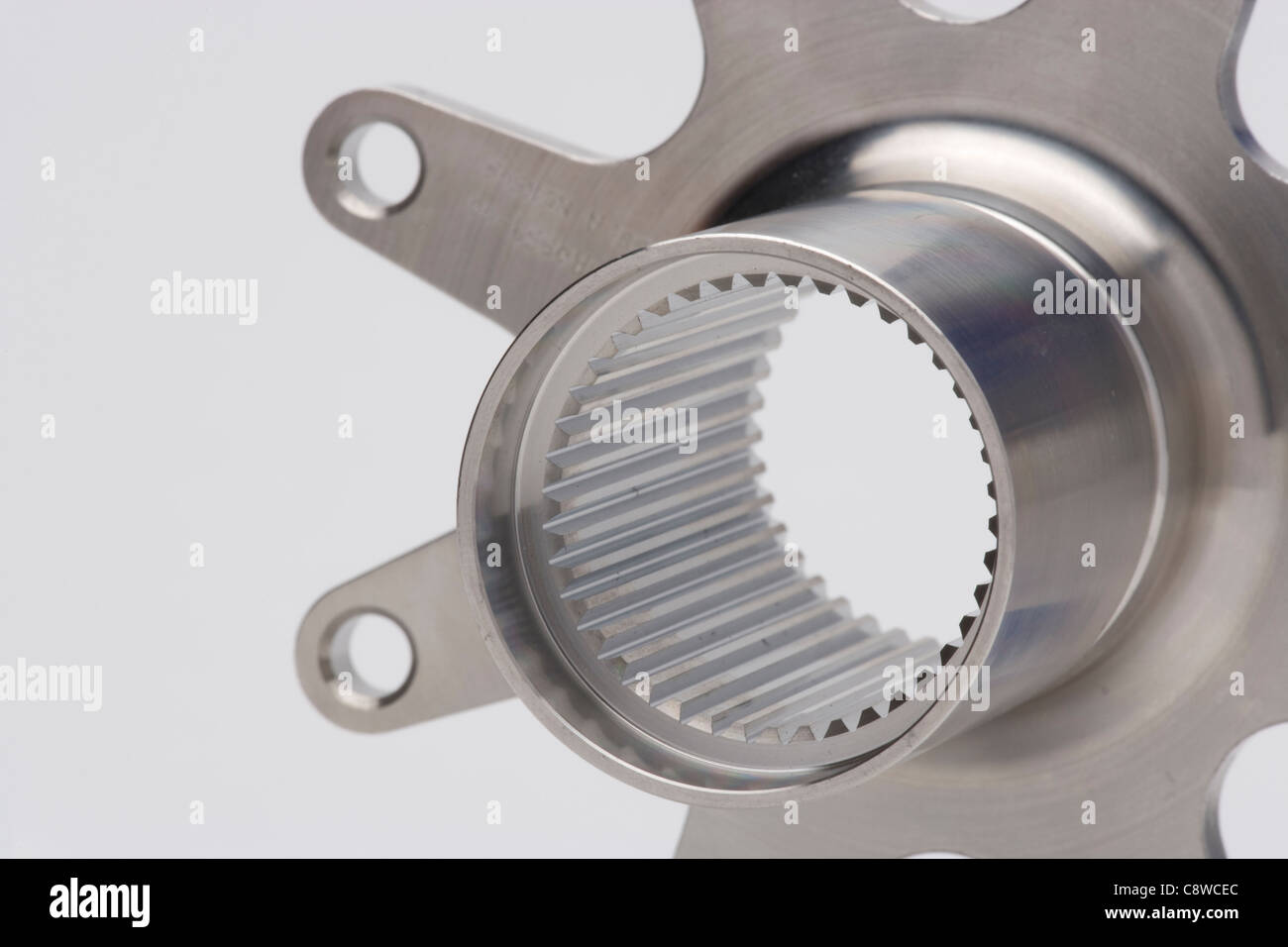 CNC lathe precision machined internal spline part for use in the ...