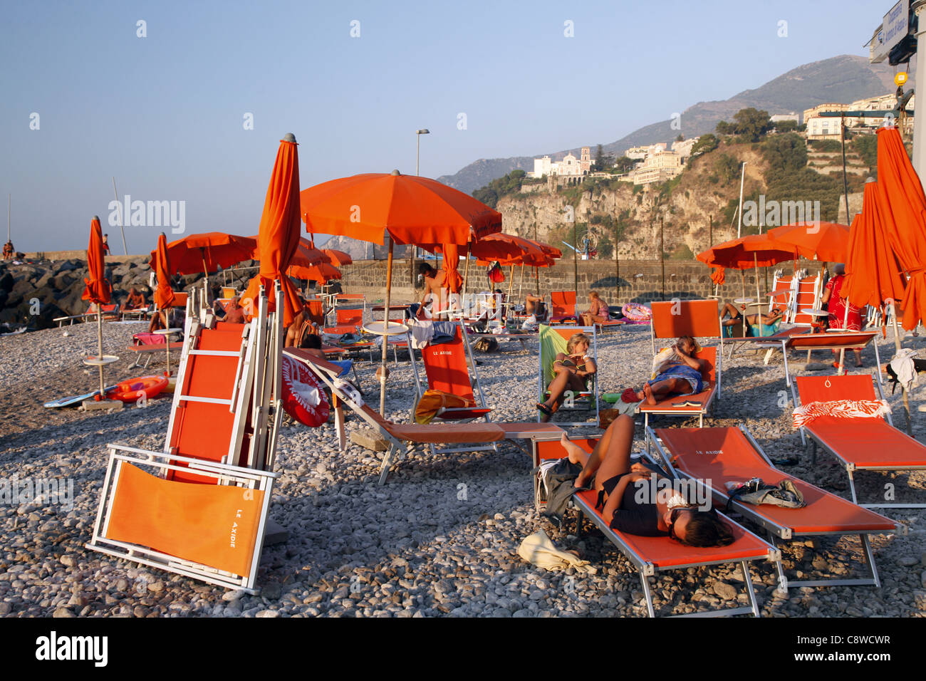 Parasols On The Beach Stock Photos & Parasols On The Beach Stock Images ...
