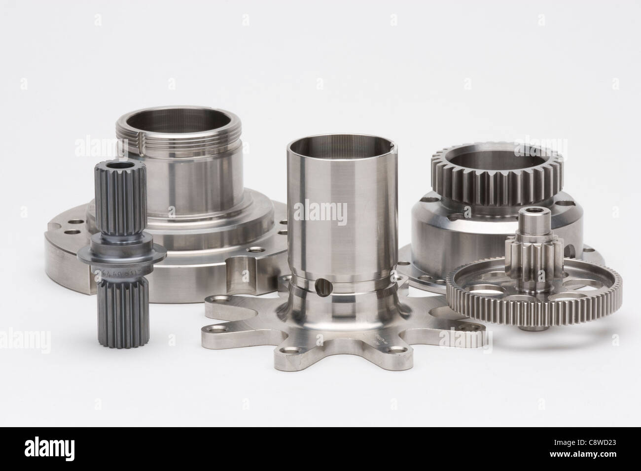 CNC lathe precision machined gears and splines for use in the aviation ...