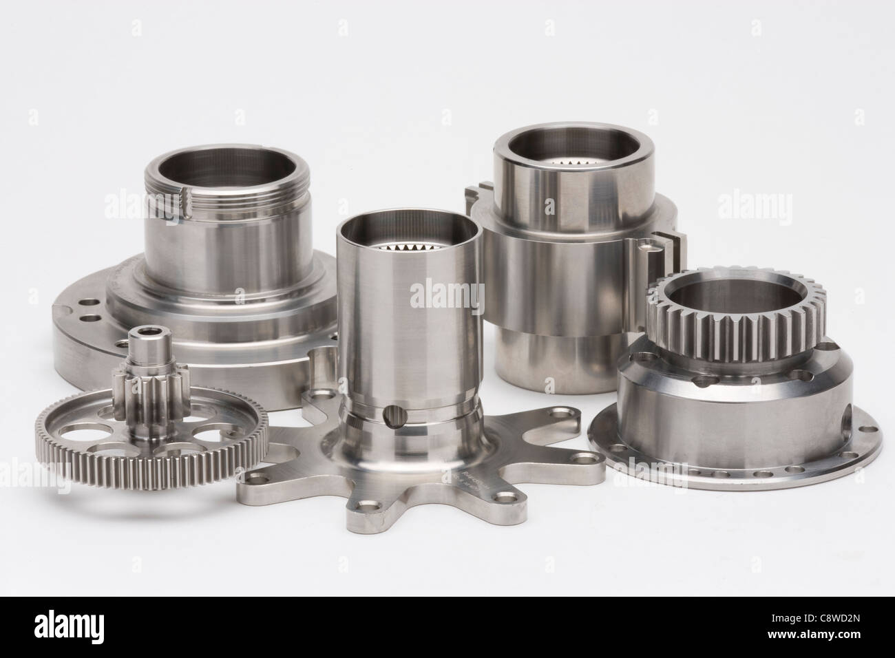 CNC lathe precision machined gears and splines for use in the aviation ...