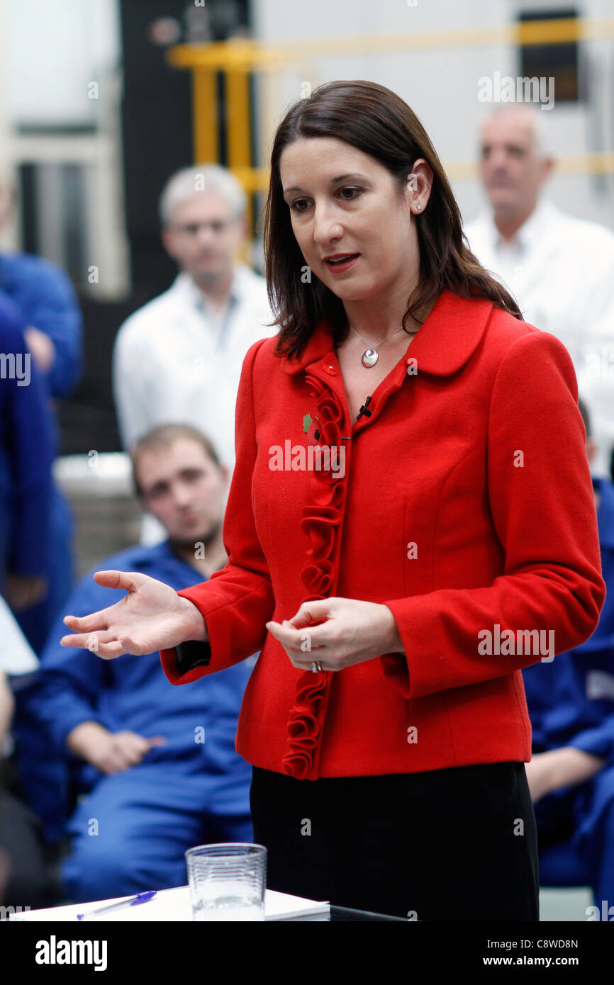 Rachel Reeves Ed Miliband MP, Leader of the Labour Party launches the ...