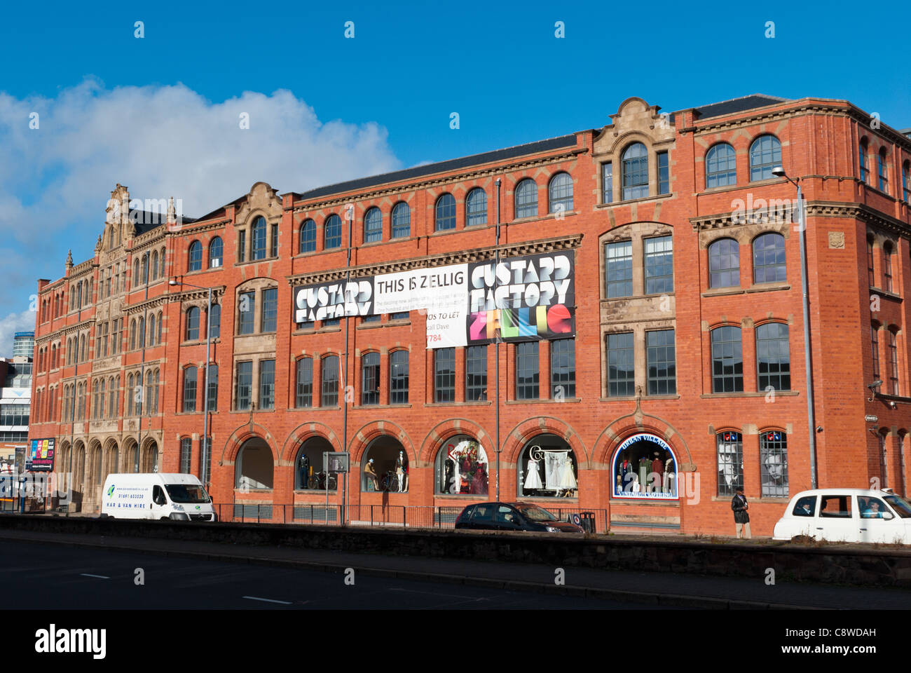 Zellig building at the Custard Factory in Digbeth, Birmingham Stock ...