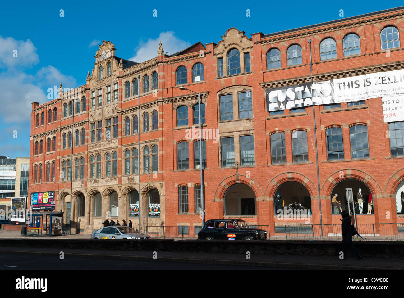 Zellig building at the Custard Factory in Digbeth, Birmingham Stock ...