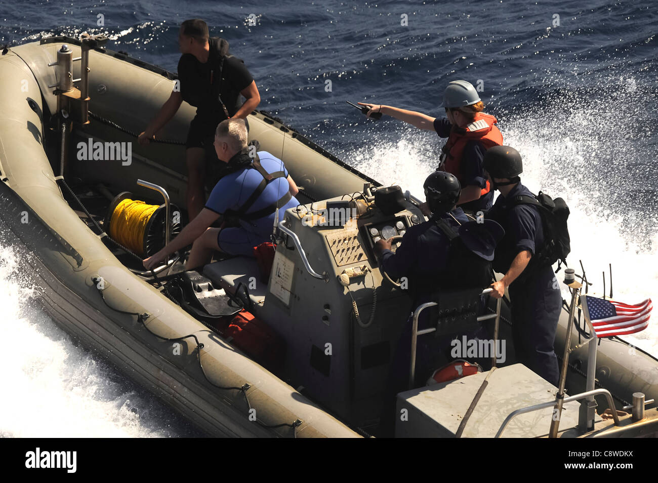 Coast guard rigid inflatable boat hi-res stock photography and images ...