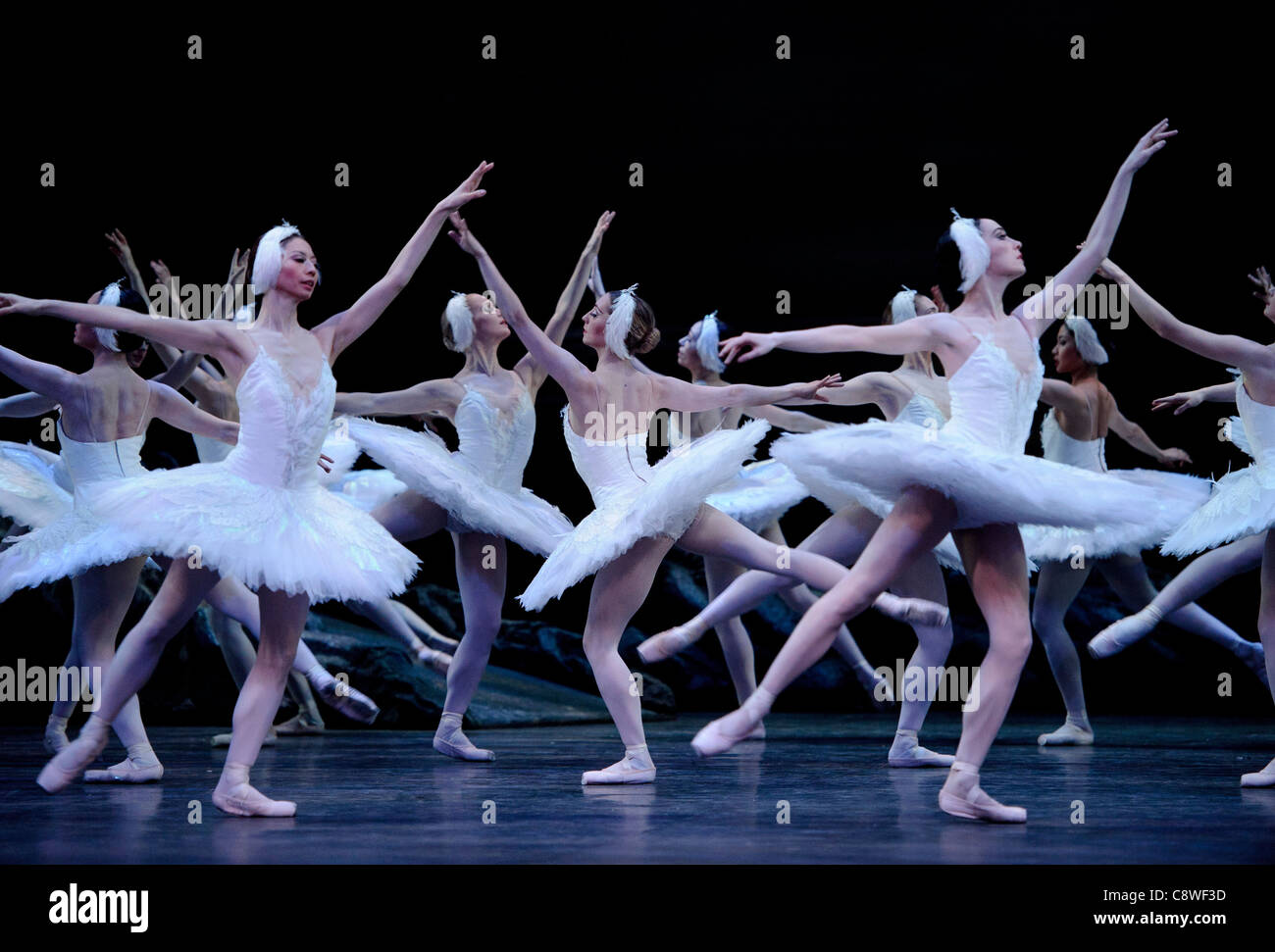 Derek Deane's Swan Lake at the London Coliseum Stock Photo - Alamy