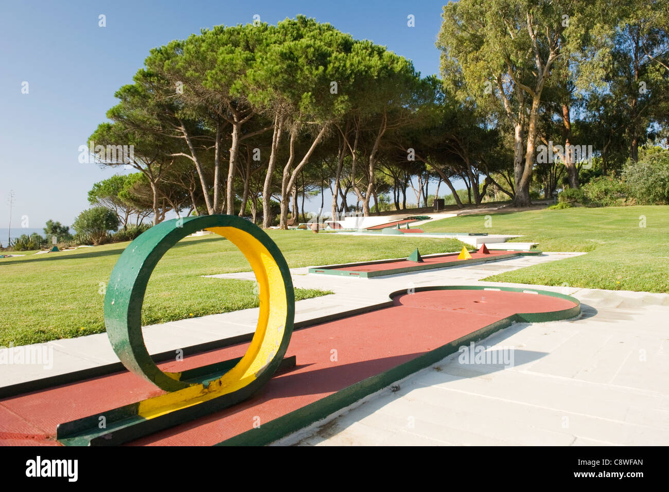 Portugal Algarve Albufeira Club Med Da Balaia mini crazy golf course ...