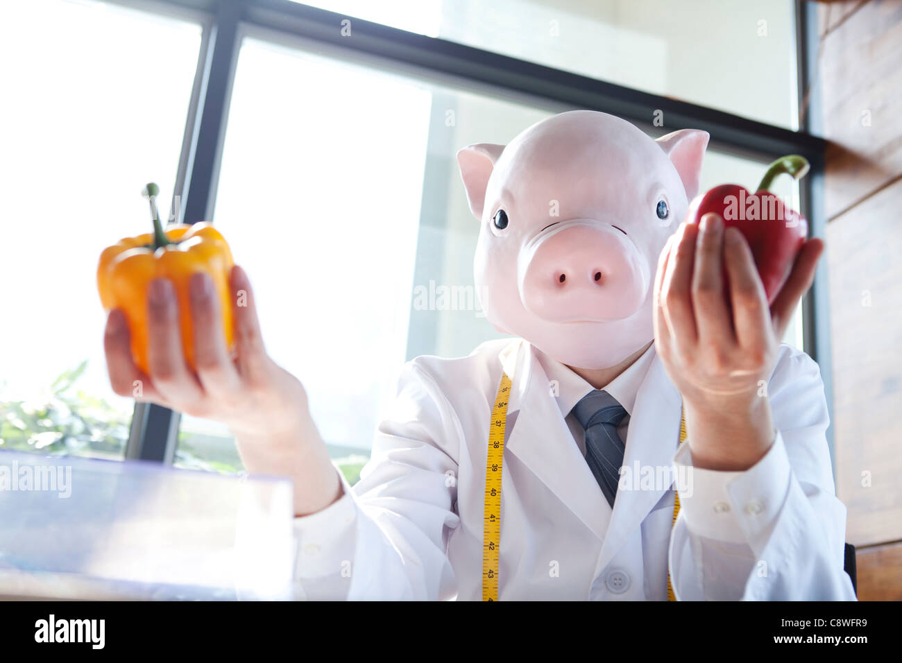 Pig red tape hi-res stock photography and images - Alamy